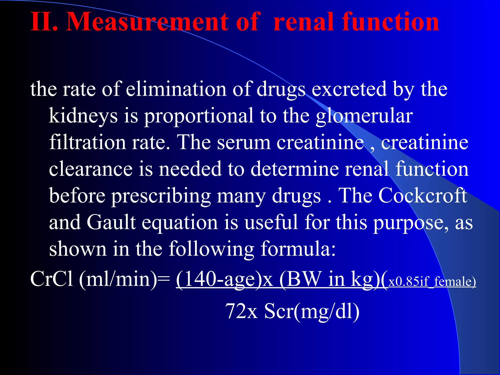 Drugs and kidney | PPT