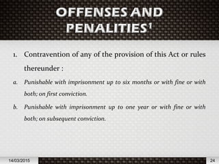 Drugs and magic remedies act (objectionable advertisements) 1954 | PPT