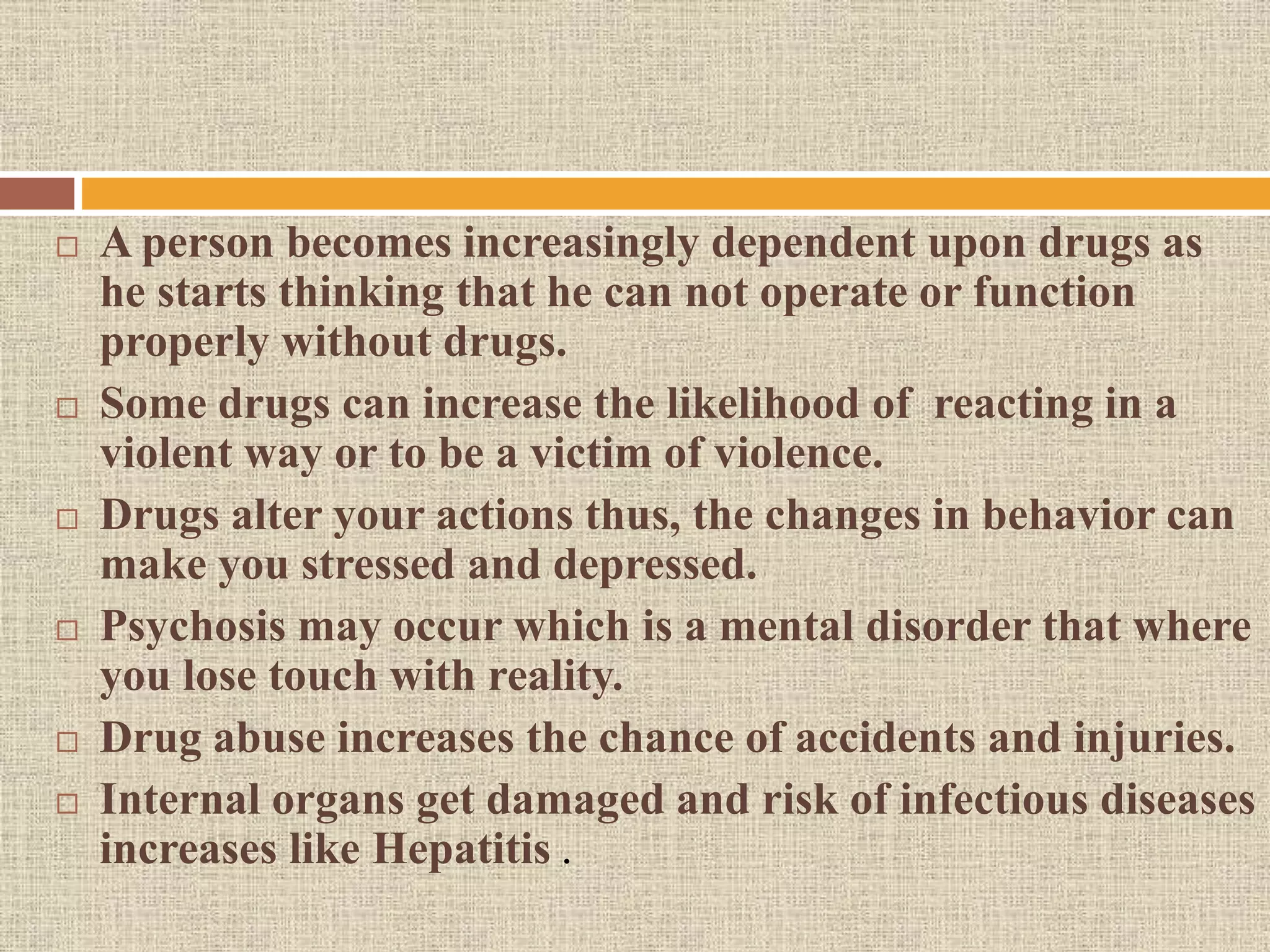 Drugs and psychology | PPTX