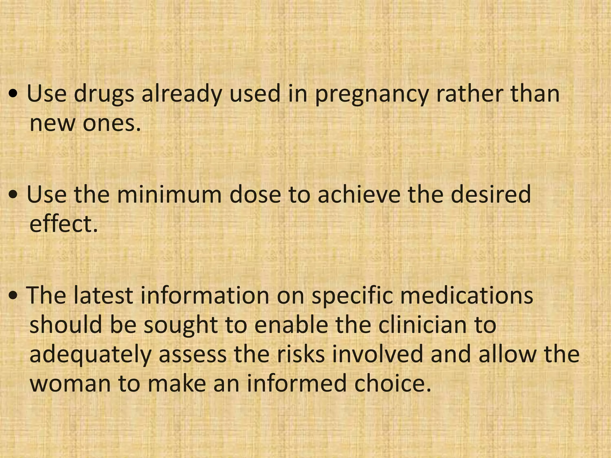 Drugs and pregnancy | PPTX