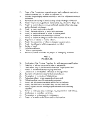 Drugs and preventation of illicit act | PDF