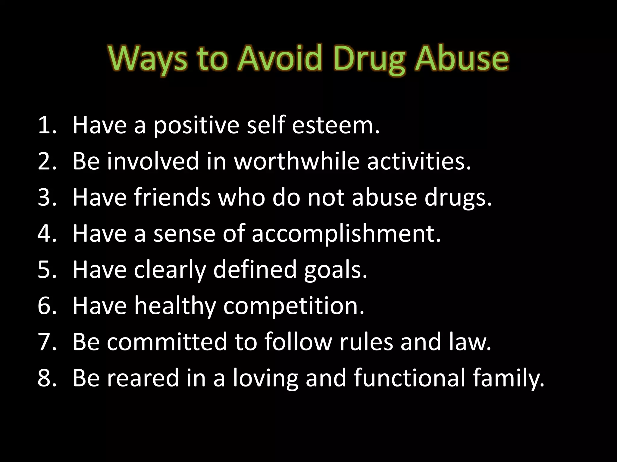 Drugs and substance abuse | PPTX