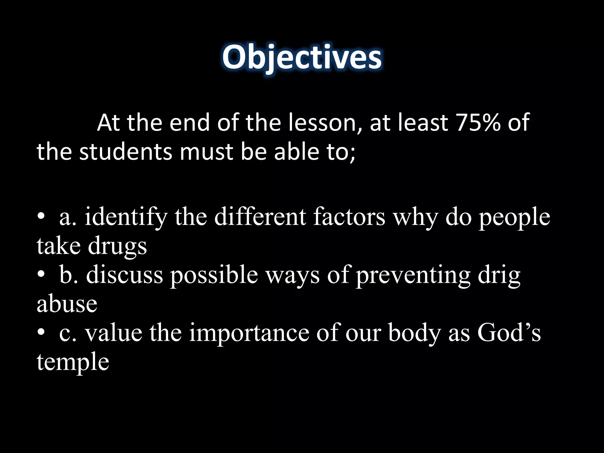 Drugs and substance abuse | PPTX