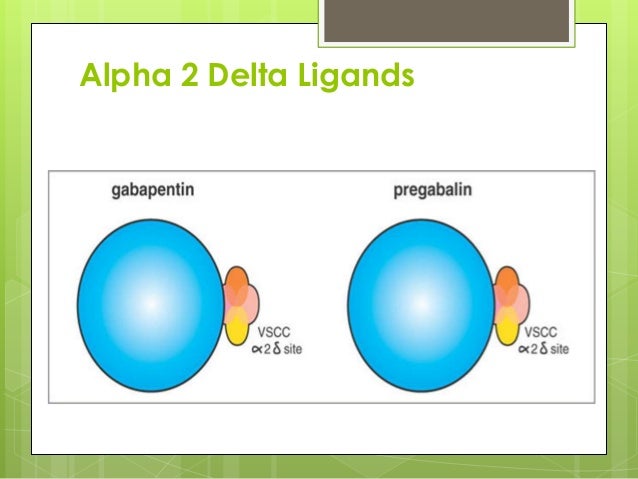 Alpha 2 Delta Ligands