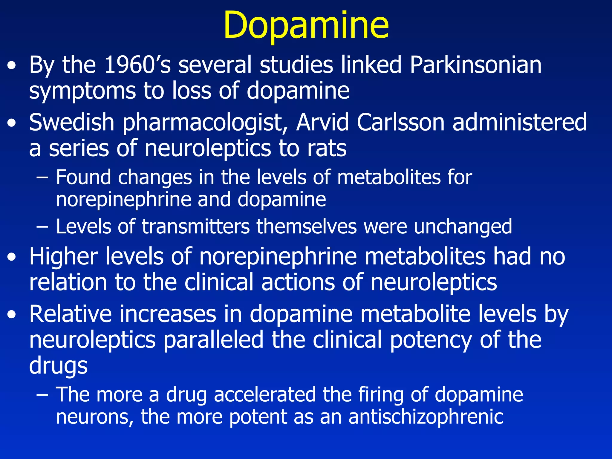 Drugsandthe Brain Part4 Neuroleptics | PPT