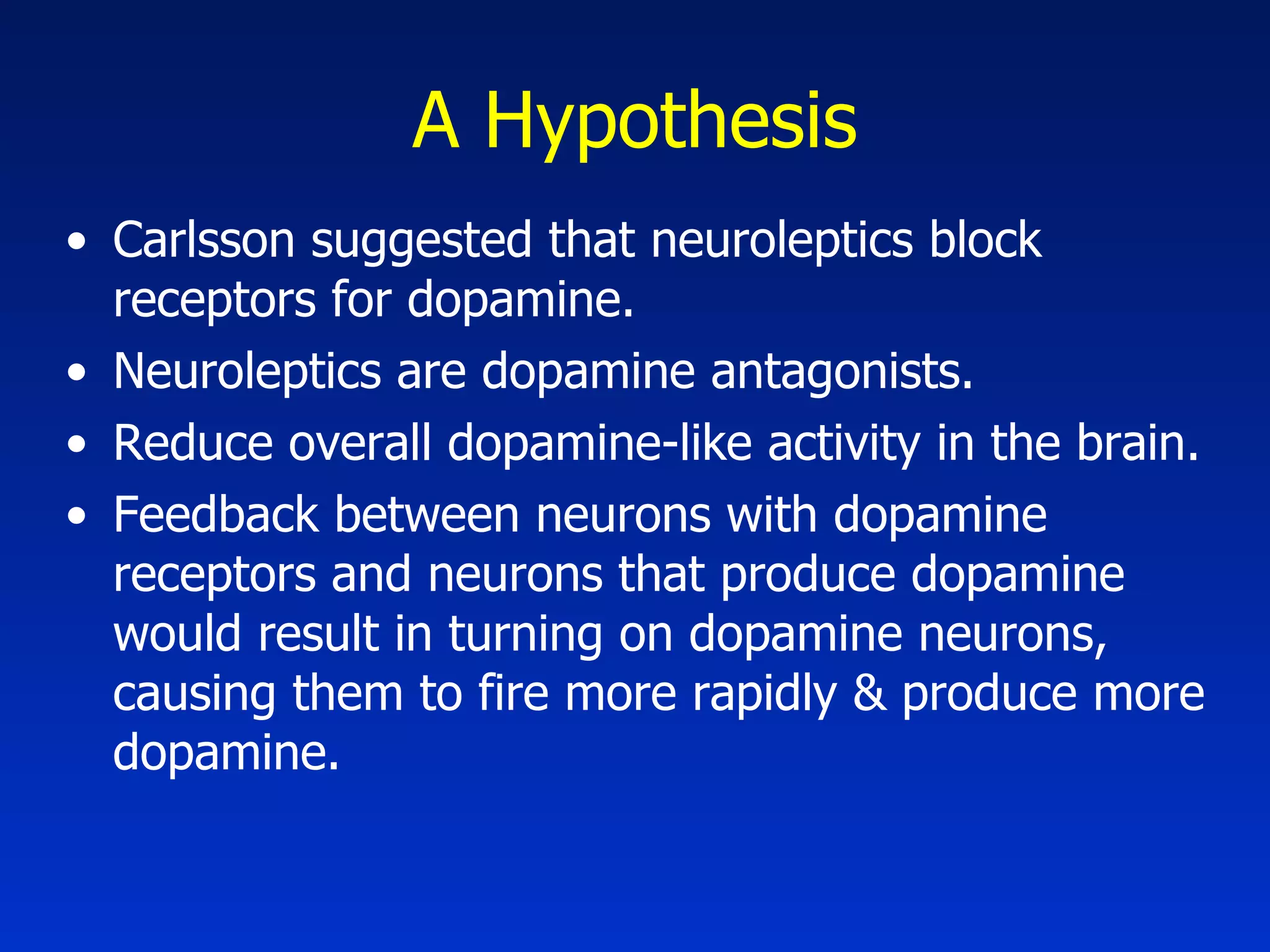 Drugsandthe Brain Part4 Neuroleptics | PPT