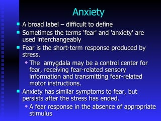 Drugsandthe Brain Part5 Antianxiety Drugs | PPT