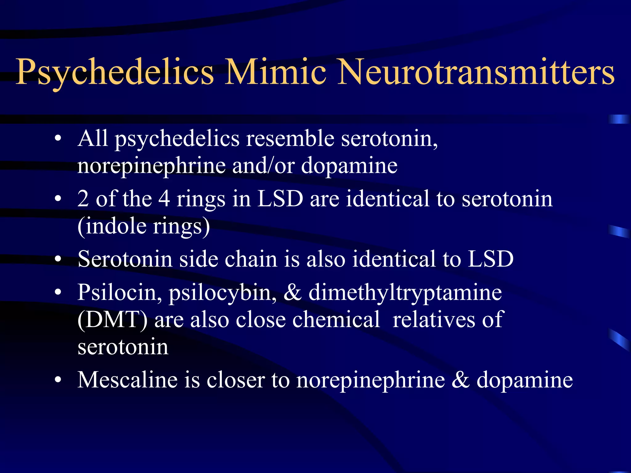 Drugsandthe Brain Part7 Psychedelics | PPT