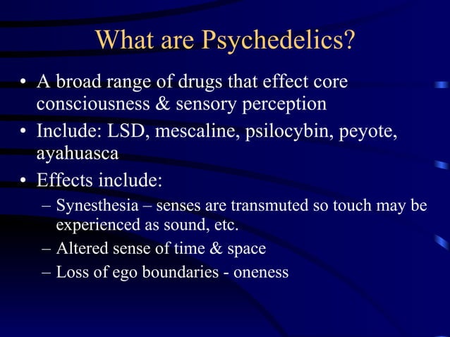 Drugsandthe Brain Part7 Psychedelics | PPT