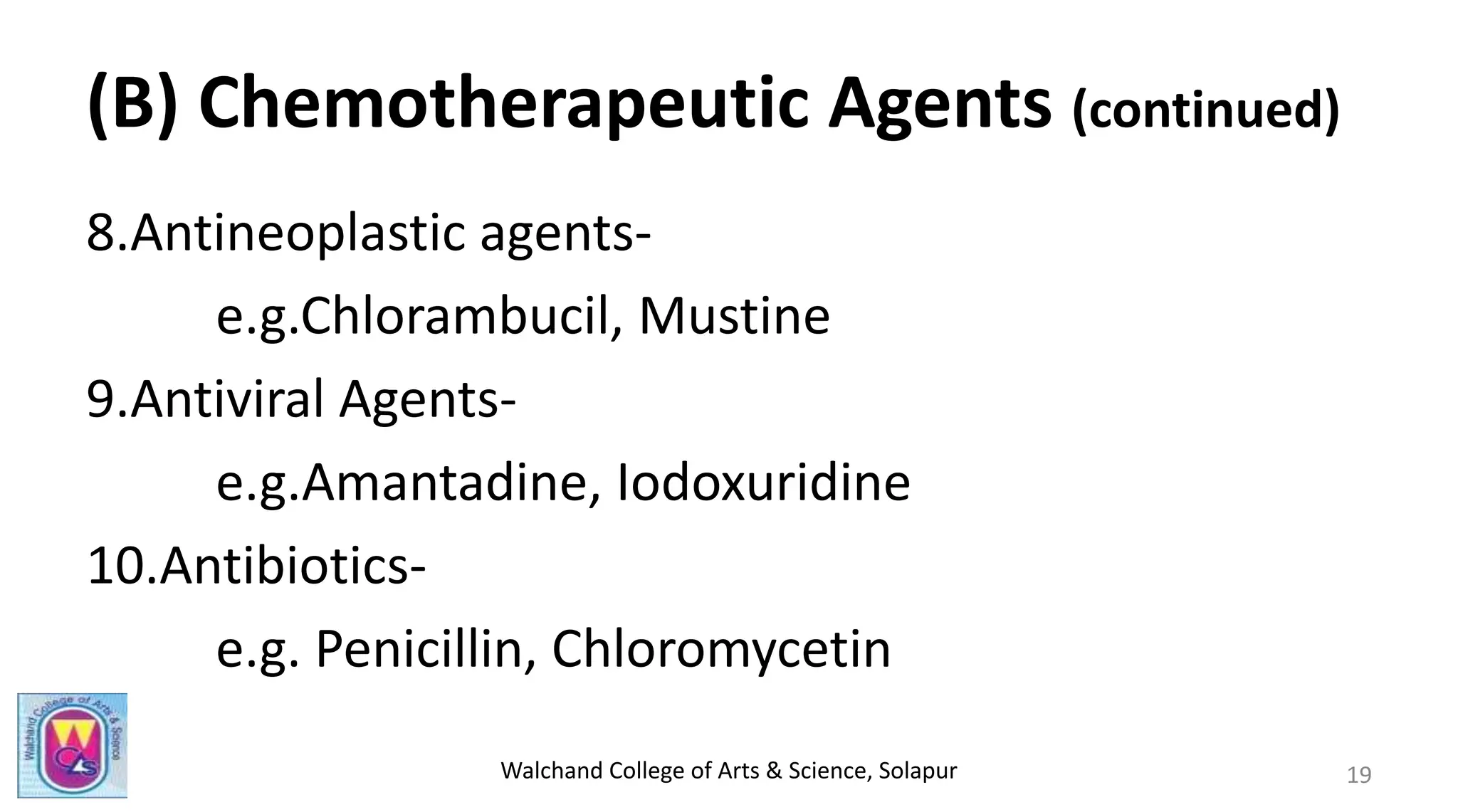 Drugs and their classification | PPTX