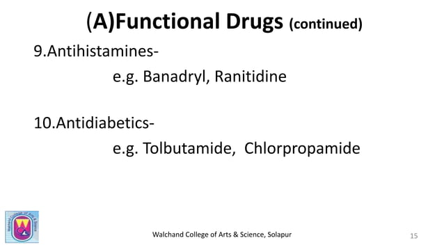 Drugs and their classification | PPTX