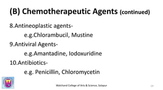 Drugs and their classification | PPTX