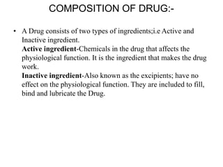 Drugs an its action | PPTX