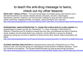 Drugs are bad chalkduster | PPT