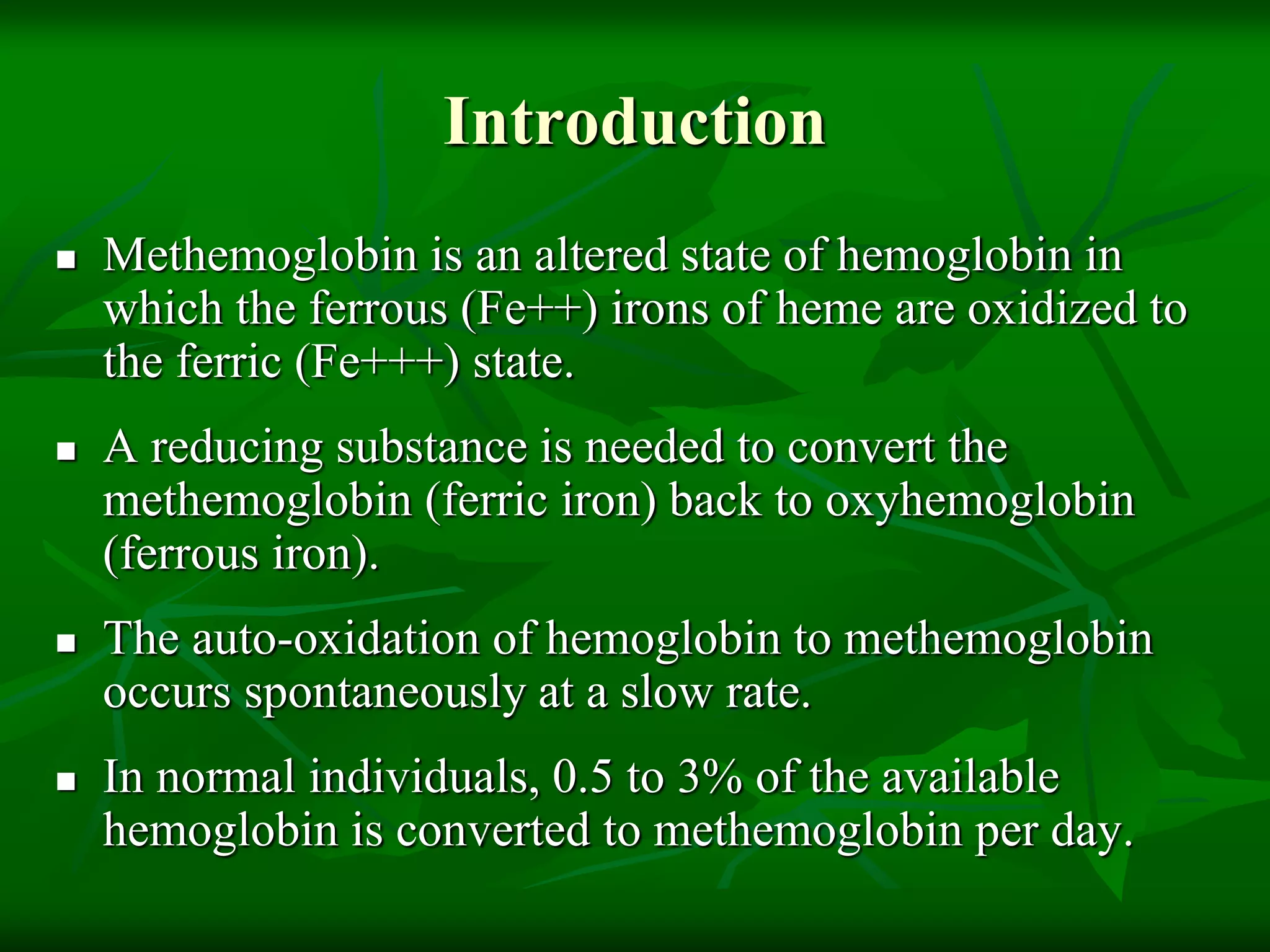 Drugs causing methemoglobinemia | PPTX