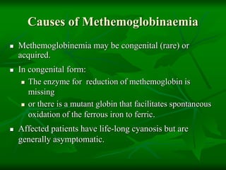Drugs causing methemoglobinemia | PPTX