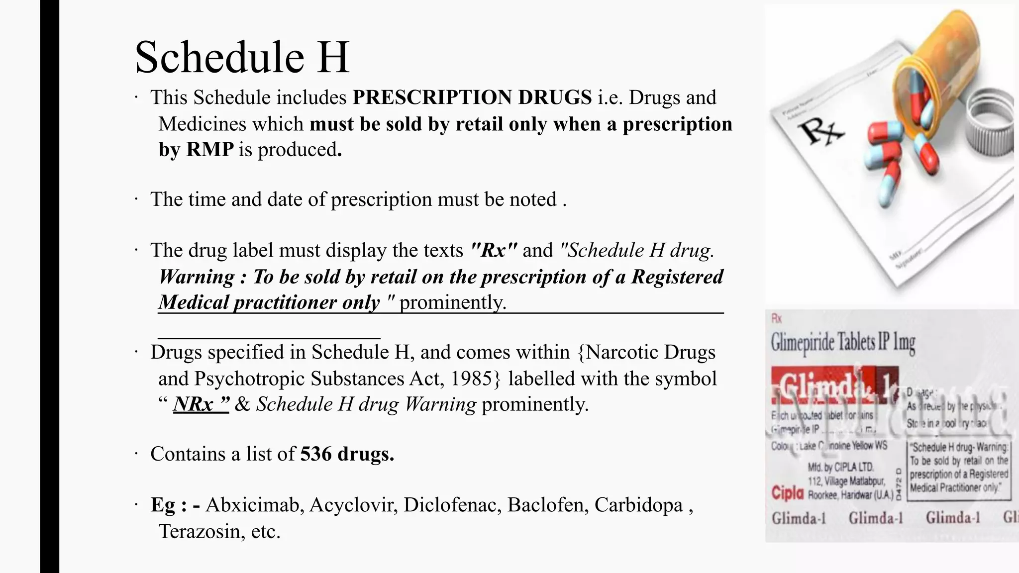 Drug scheduling in india | PDF