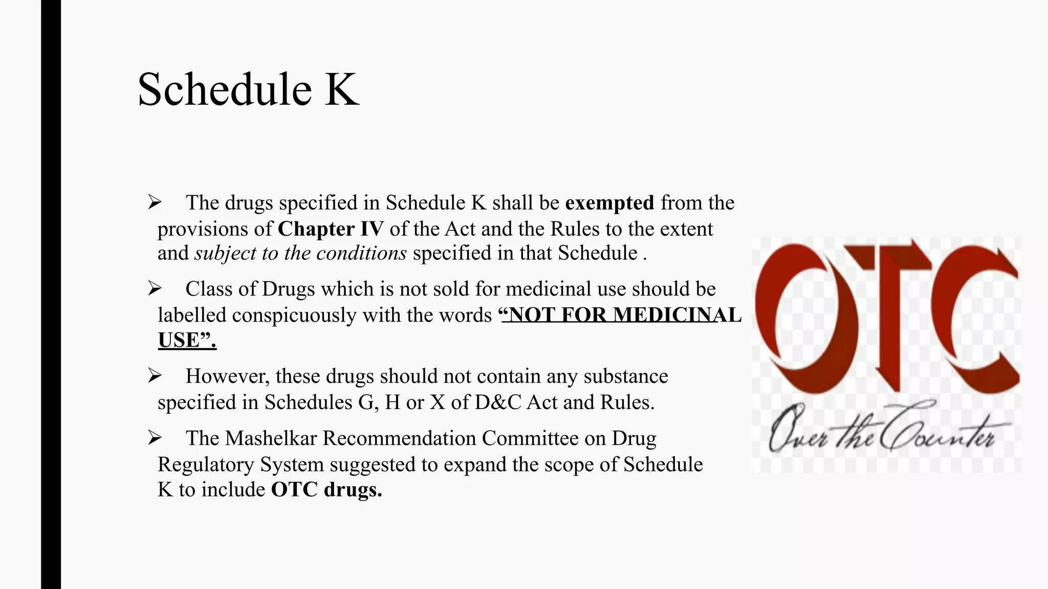 Drug scheduling in india | PDF