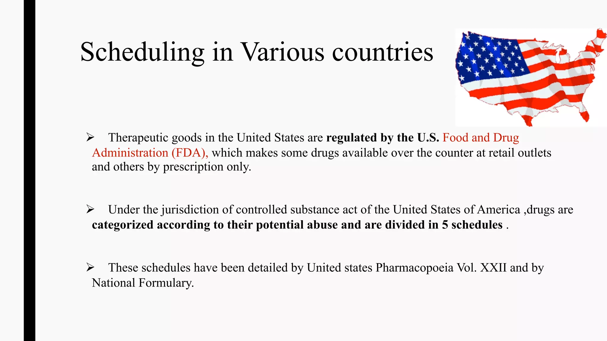 Drug scheduling in india | PDF