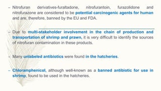 CHEMICALS AND DRUGS USED IN SHRIMP AQUACULTURE | PPTX