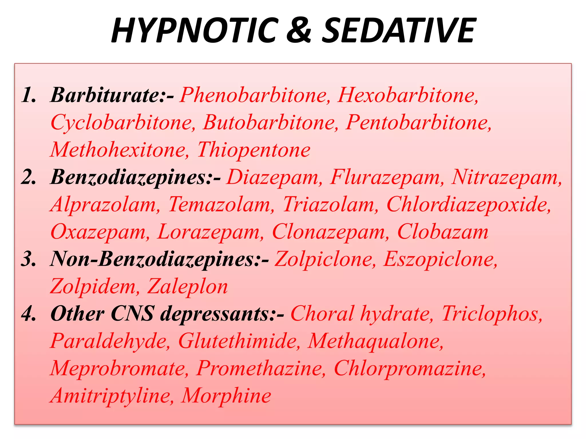 Drugs classification 6th sem | PPTX