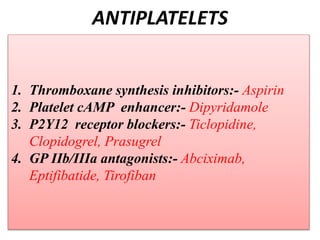 Drugs classification 6th sem | PPTX