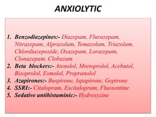 Drugs classification 6th sem | PPTX