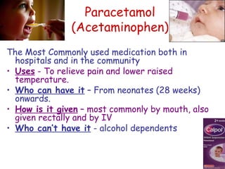 Drugs commonly used for children | PPT