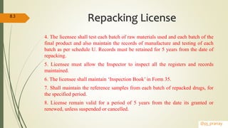 Drugs & Cosmetics Act 1940 part III | PPTX