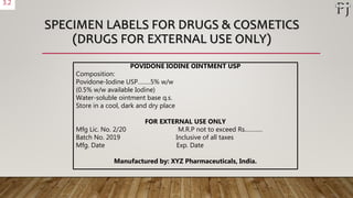 Drugs & Cosmetics Act 1940 Part VIII | PPTX