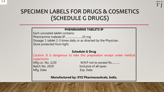 Drugs & Cosmetics Act 1940 Part VIII | PPTX