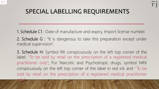 Drugs & Cosmetics Act 1940 Part VIII | PPTX