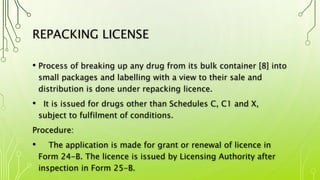 DRUGS & COSMETICS ACT 1940, RULES 1945.pptx