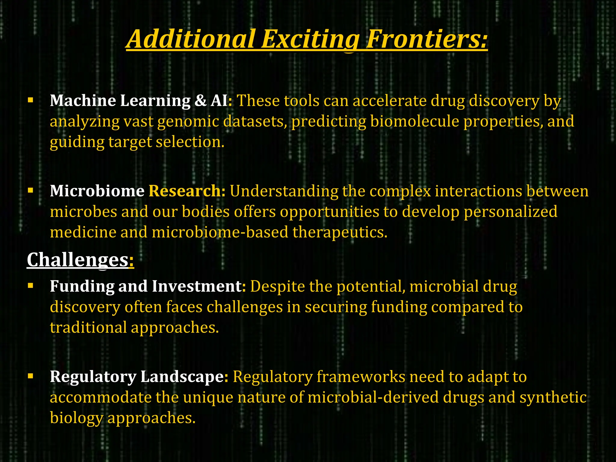 Drugs Discovery and Development from Microbial Genome.pptx