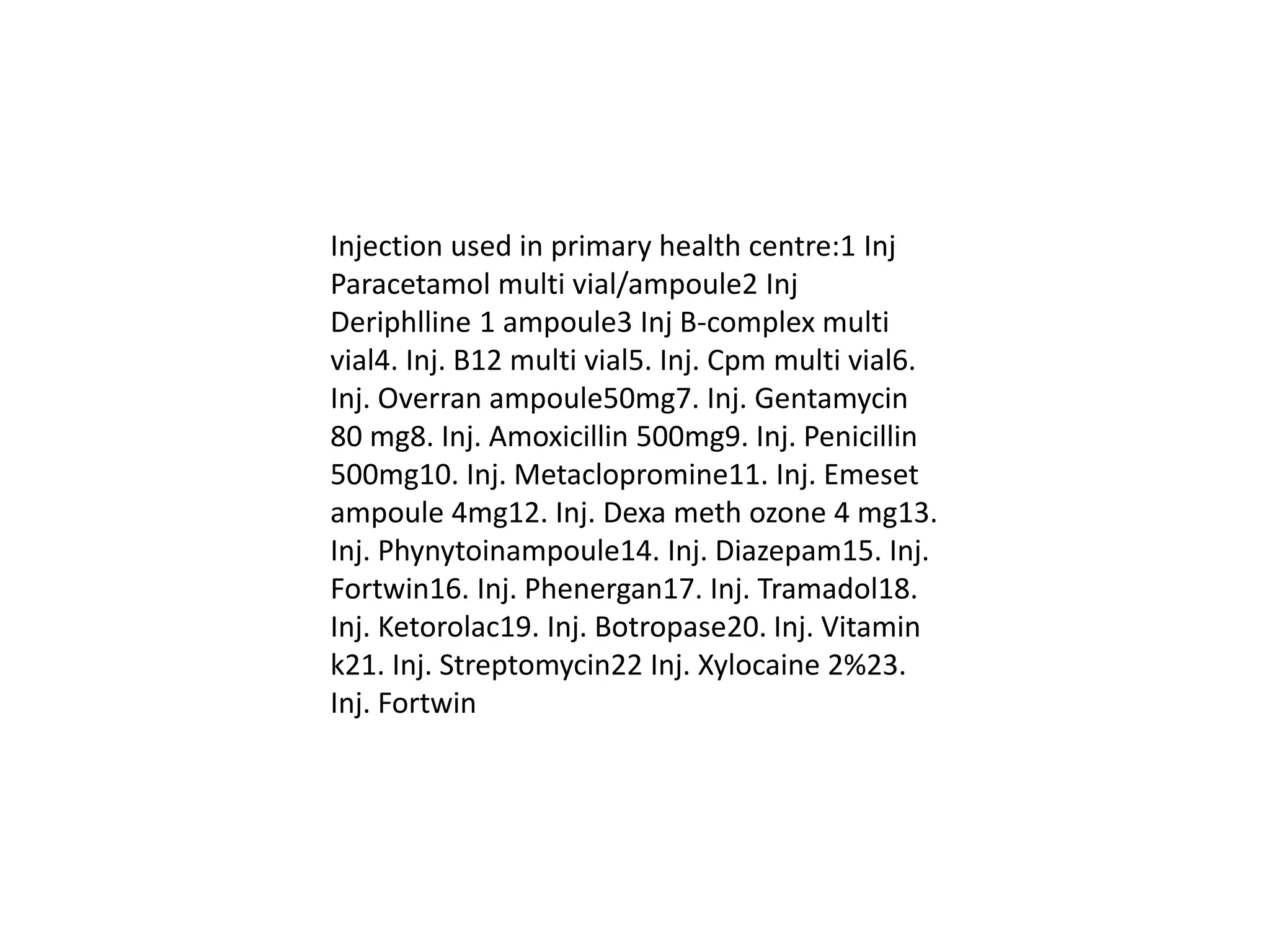 Drugs Dispensing and Injections at Health Centre.pptx