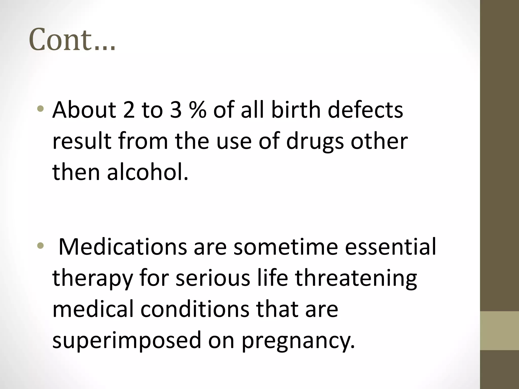 drugseffectonthepregnancy-170219000730.pdf | Pregnancy | Reproductive ...
