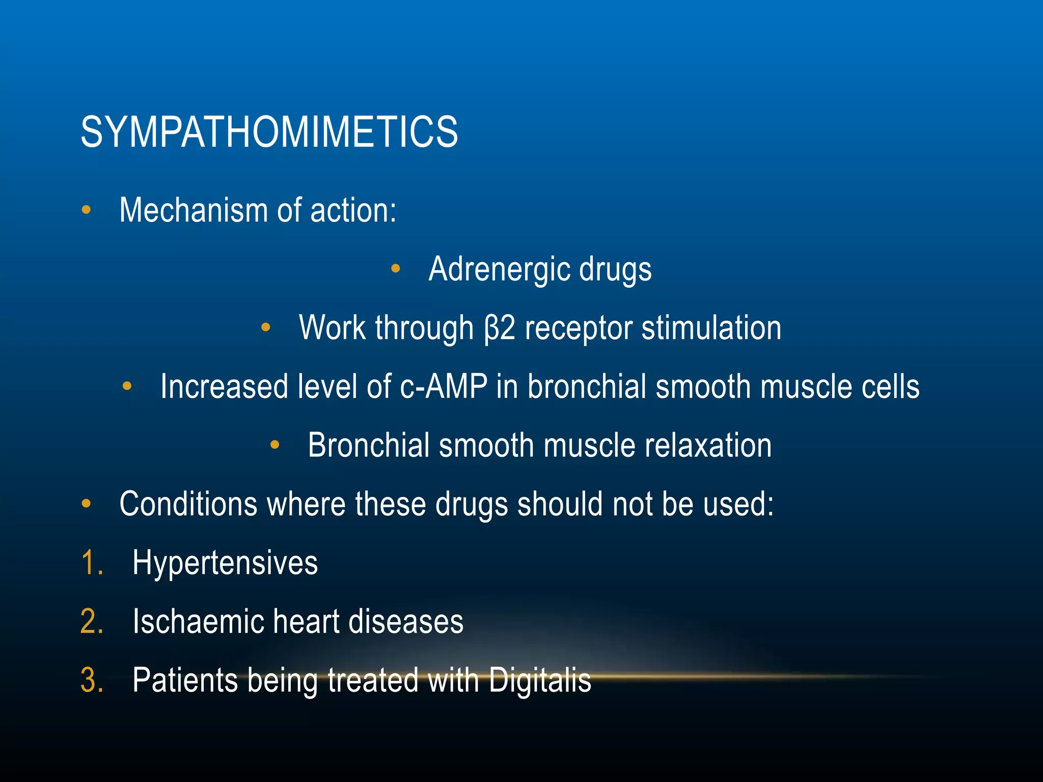 Drugs for Bronchial Asthma | PPTX