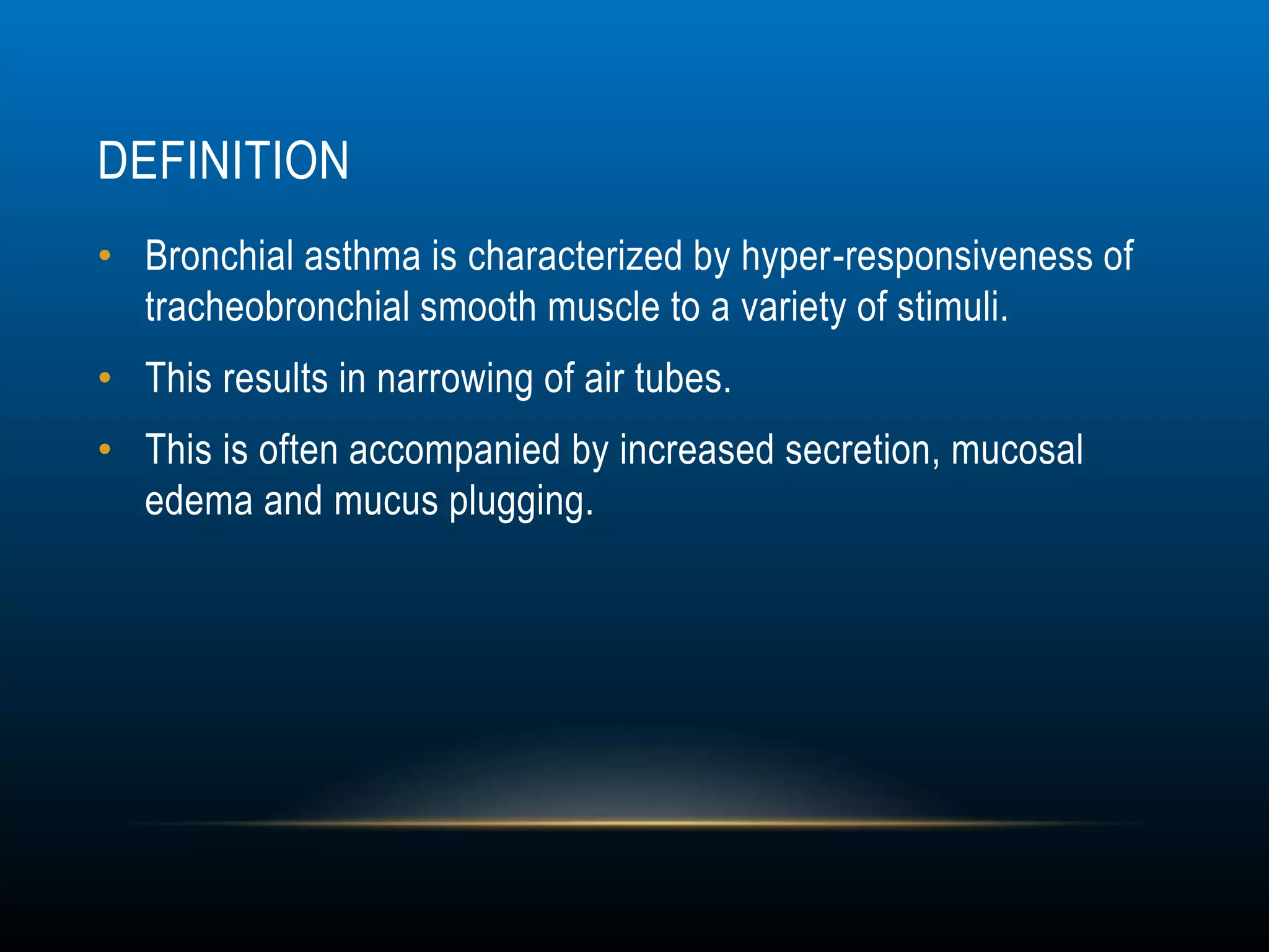 Drugs for Bronchial Asthma | PPTX