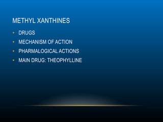 Drugs for Bronchial Asthma | PPTX