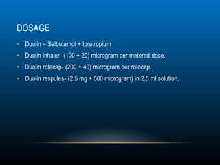 Drugs for Bronchial Asthma | PPTX