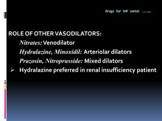 Drugs for heart failure | PPTX