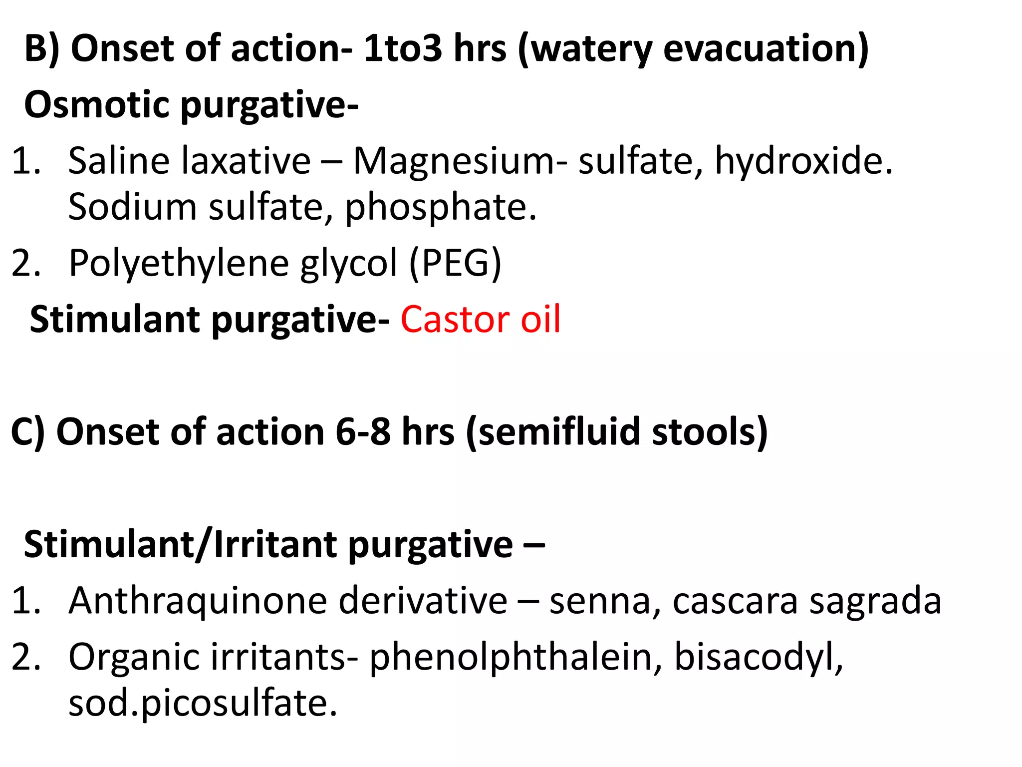 Drugs for constipation | PPTX