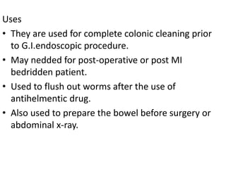 Drugs for constipation | PPTX