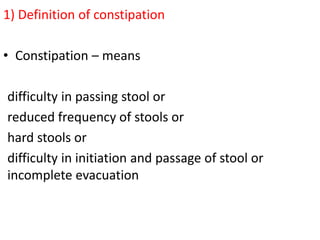 Drugs for constipation | PPTX