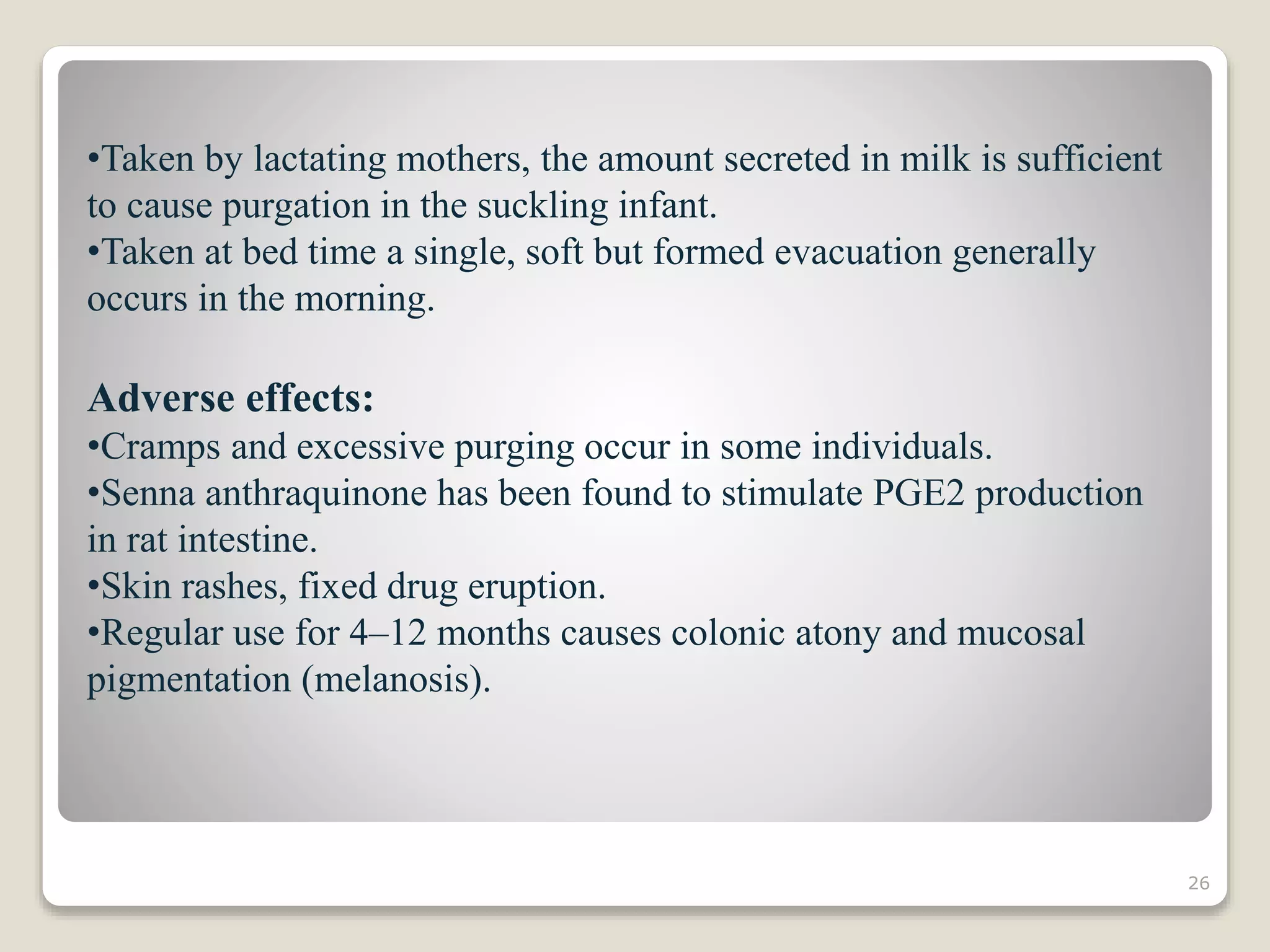 Drugs used in treatment of constipation | PPTX