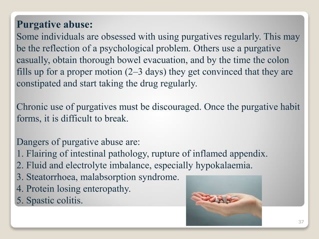 Drugs used in treatment of constipation | PPTX | Digestive Disorders ...
