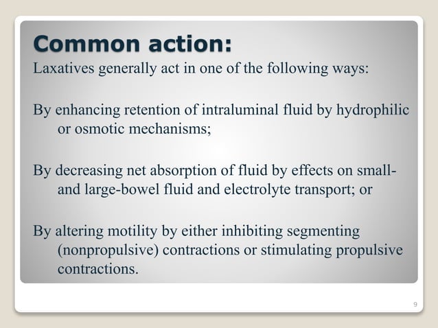 Drugs used in treatment of constipation | PPTX | Digestive Disorders ...