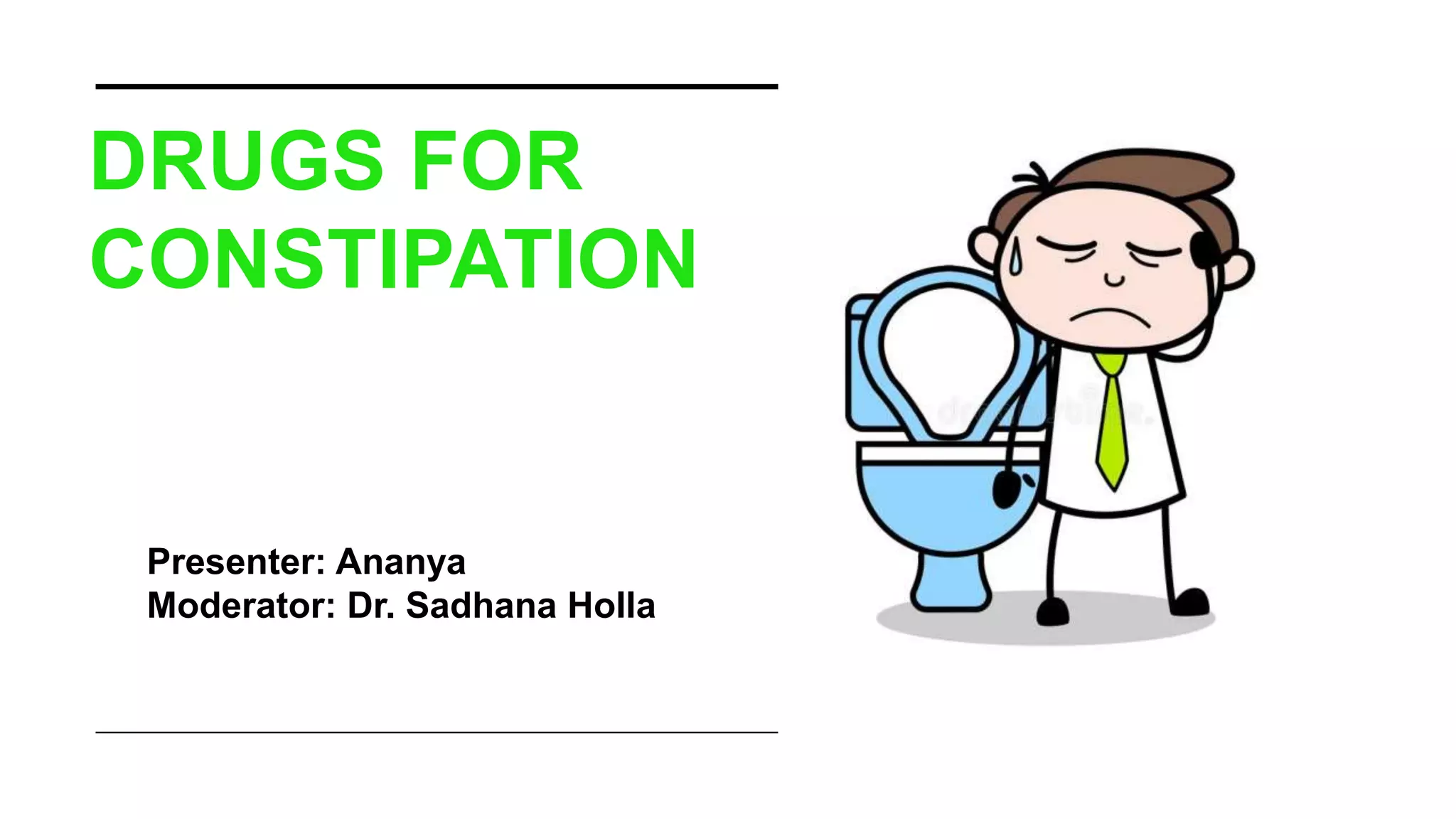 drugs for constipation | PPTX