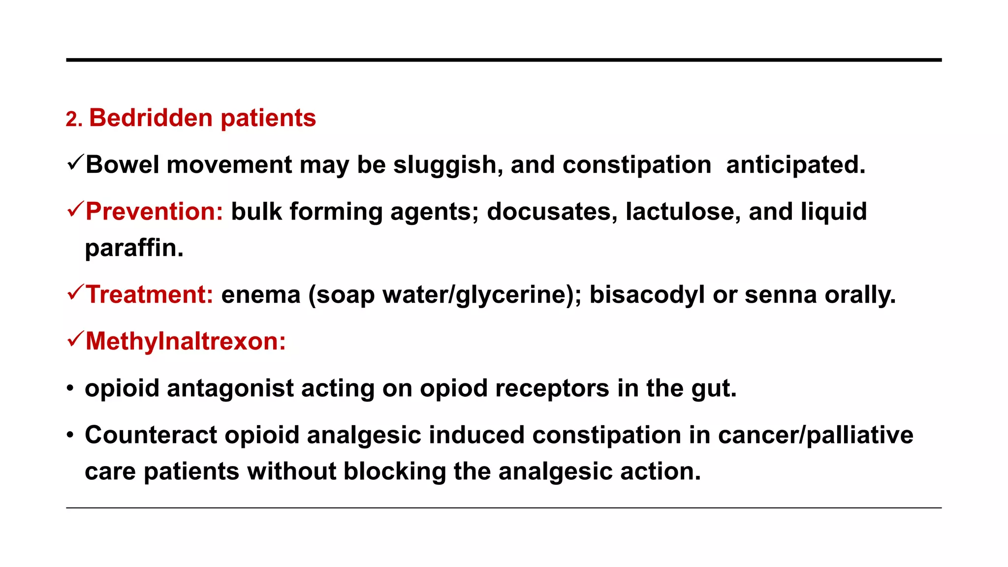 drugs for constipation | PPTX