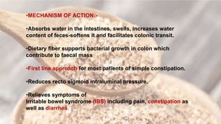 drugs for constipation | PPTX